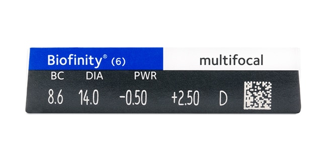 Biofinity Multifocal Distance, 6 pack | ContactsDirect®