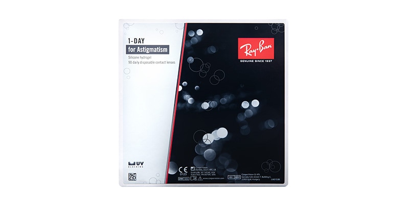 RAY-BAN 1-DAY TORIC, 90 Pack | ContactsDirect®